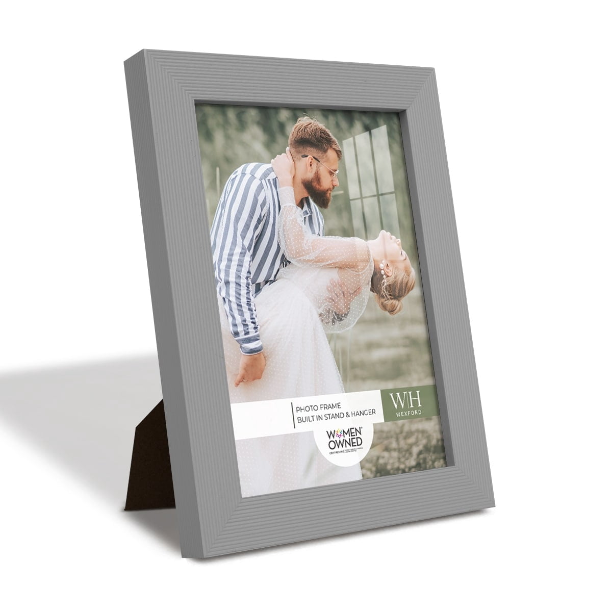 Wexford Home 4 Piece Set Solid Wood Picture Frame Grey - 5x7 - Walmart.com