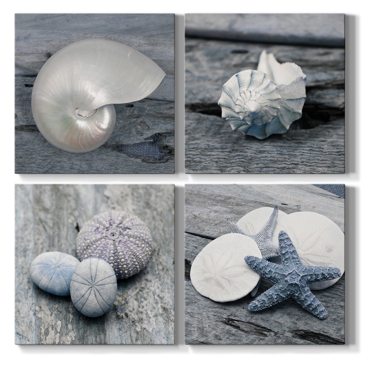 Free Shipping! Wexford Home Nautical Beach Canvas Wall Art Set of 4 ...