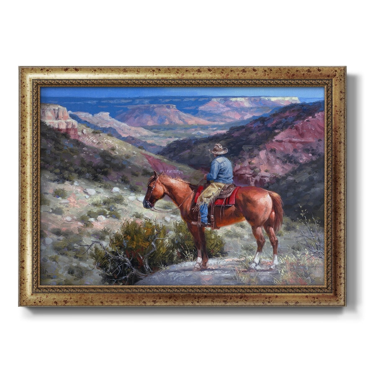 Wexford Home Mighty Pretty Spot Premium Framed Canvas- Ready to Hang ...