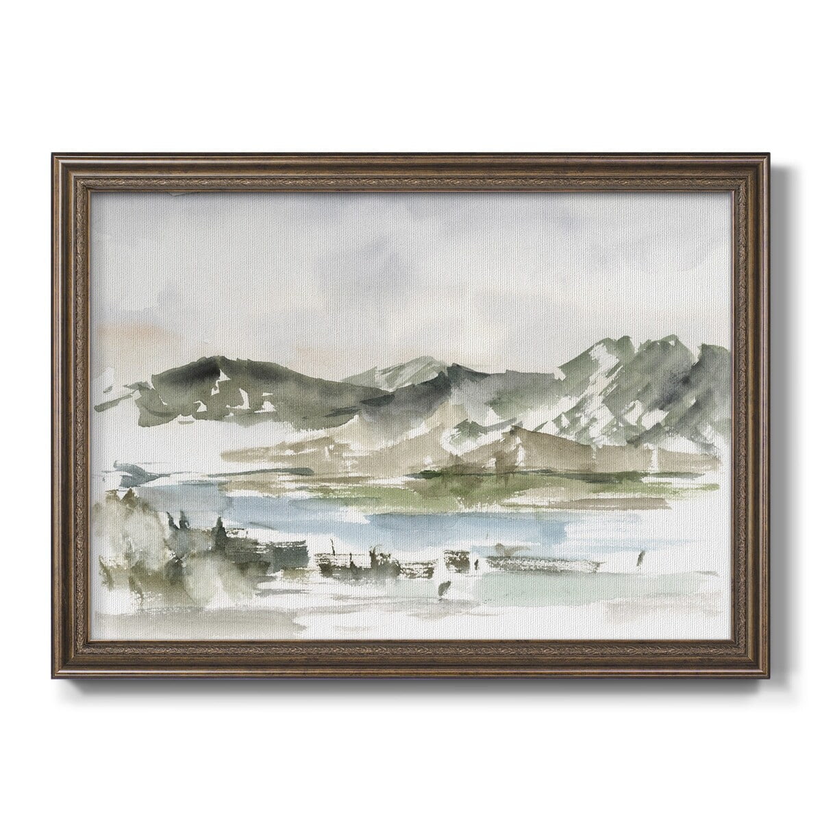 Wexford Home Snow-capped Mountain Study II Premium Framed Canvas- Ready ...