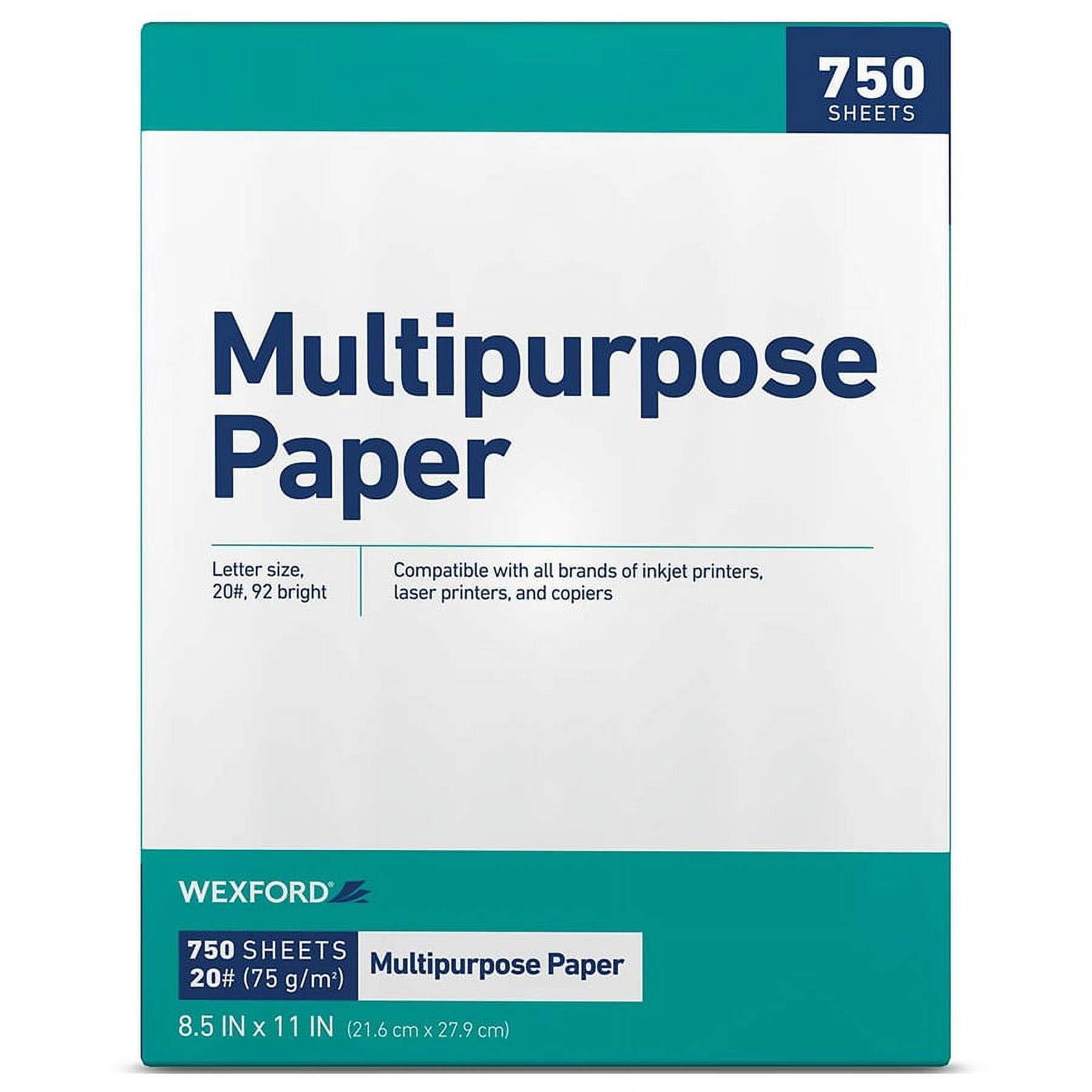 Wexford Multipurpose Paper White - Walmart.com