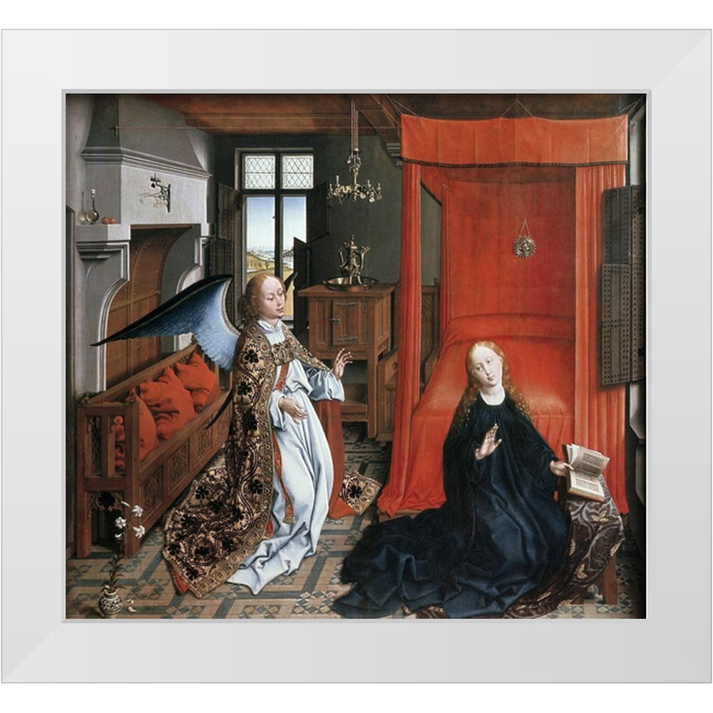 Weyden, Rogier van der 13x12 White Modern Wood Framed Museum Art Print ...