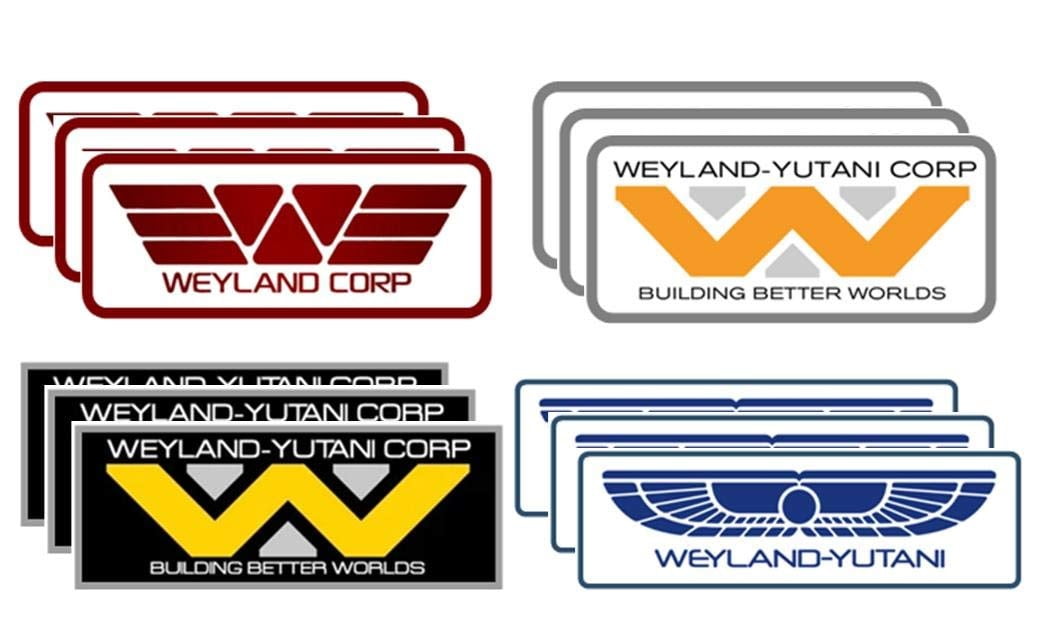Weyland Yutani Sticker Assortment - Walmart.com
