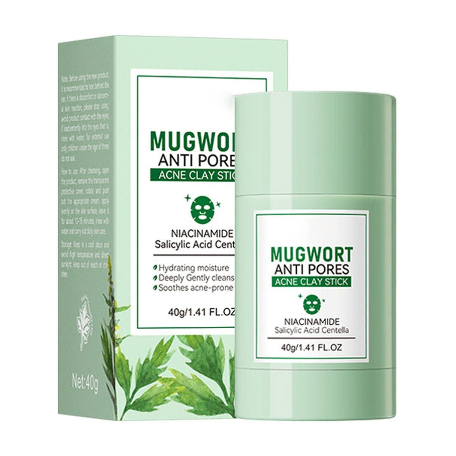 Weyolog Collagen Face Mask,Organic Mugwort Calming Gentle Clay Stick ...