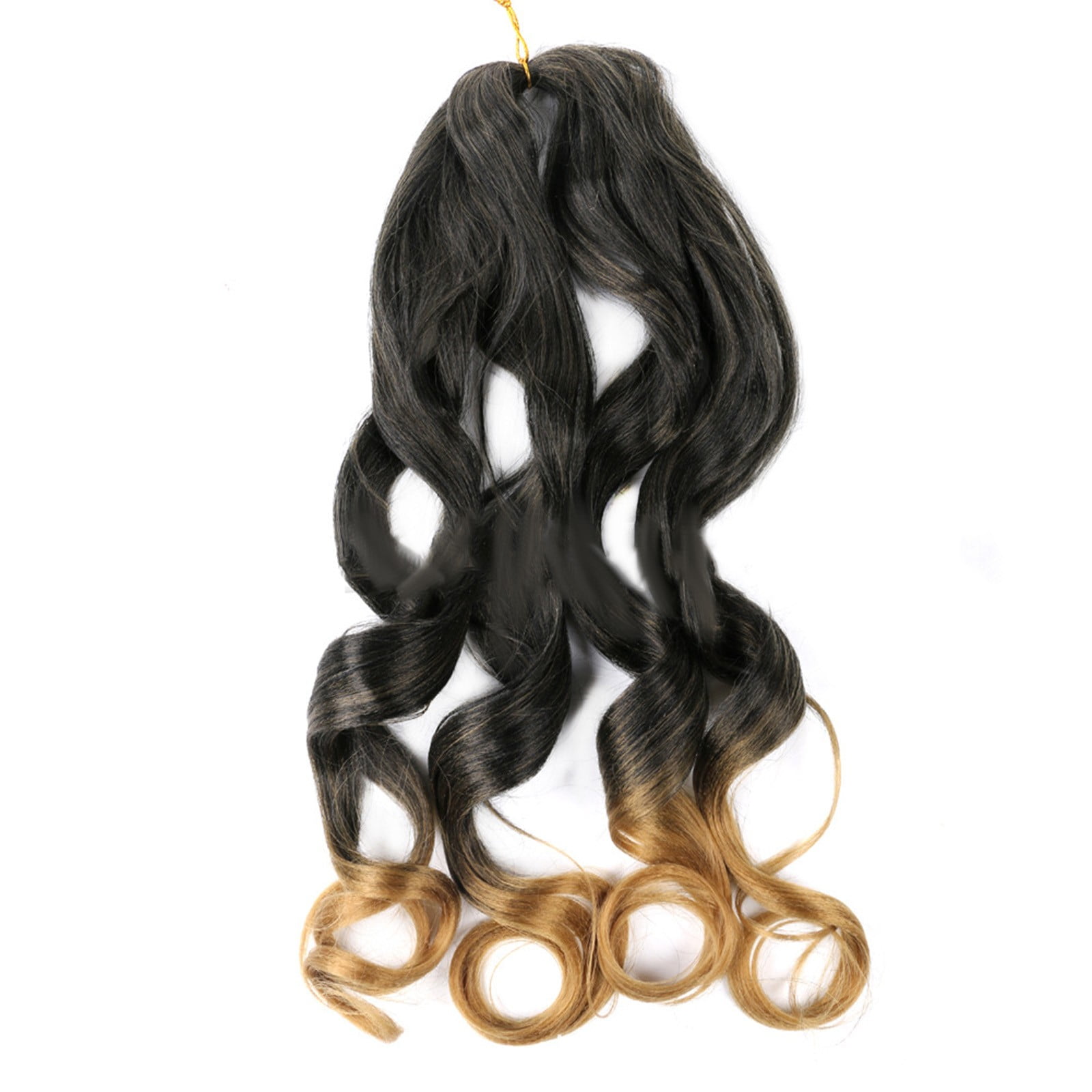 Weyolog Human Hair Bundles Large Curl Wig Big Wave Braid Wig Hair ...