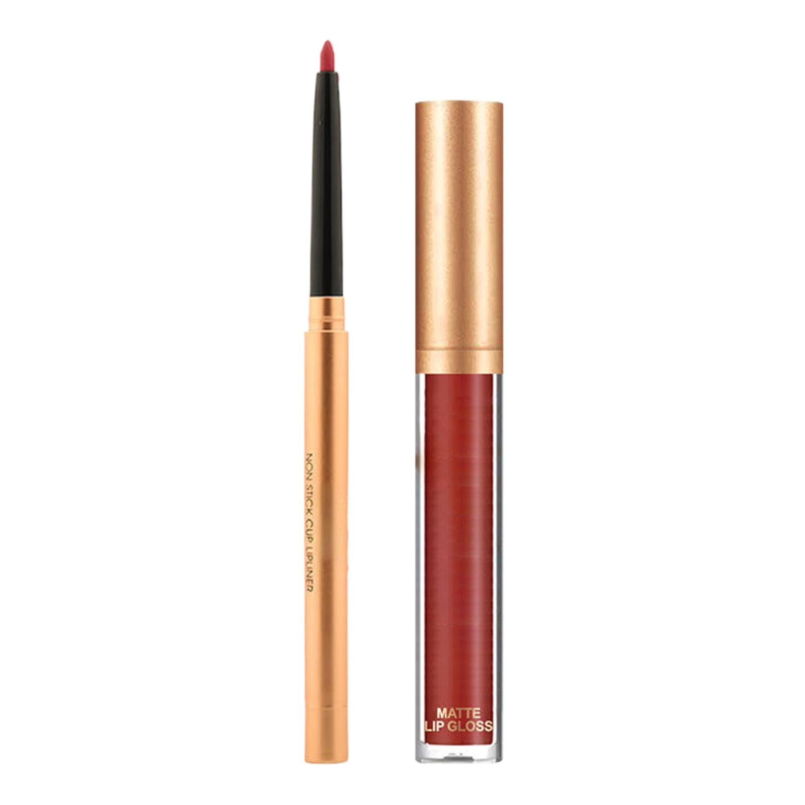 Weyolog Lip Liner,Lip Liner and Liquid Lipstick Set 6 Colors Crayon ...