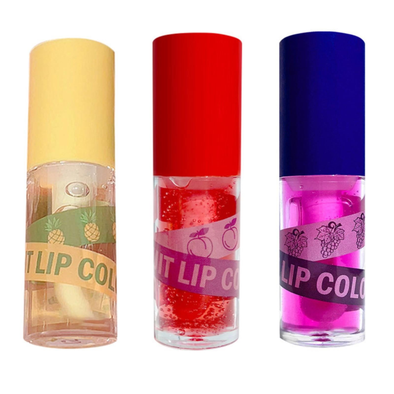 Weyolog Lip Oil,Fruit Flavored and Translucent Lip Oil Set for ...