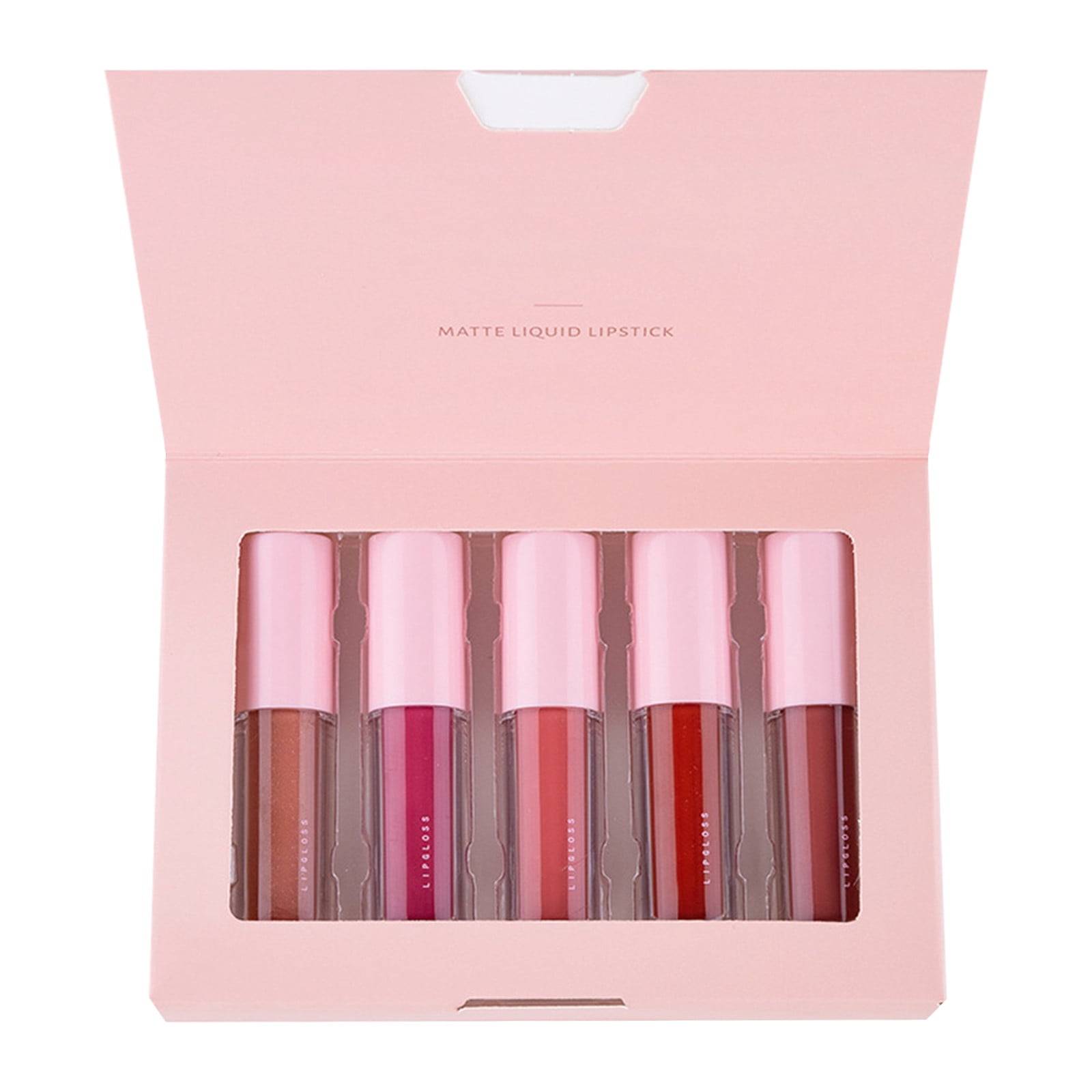 Weyolog Lip Stain 5 Pack Lip Gloss Set Non Stick Cup Liquid Mattes