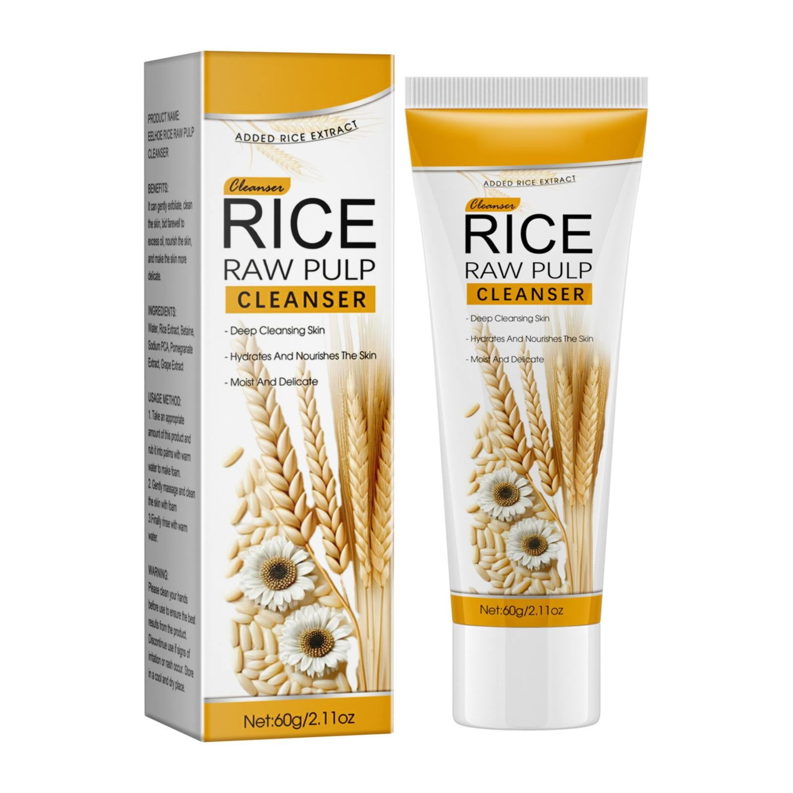 Weyolog Rice Puree Facial Eye Hand and Body Cleansing Moisturizing and ...