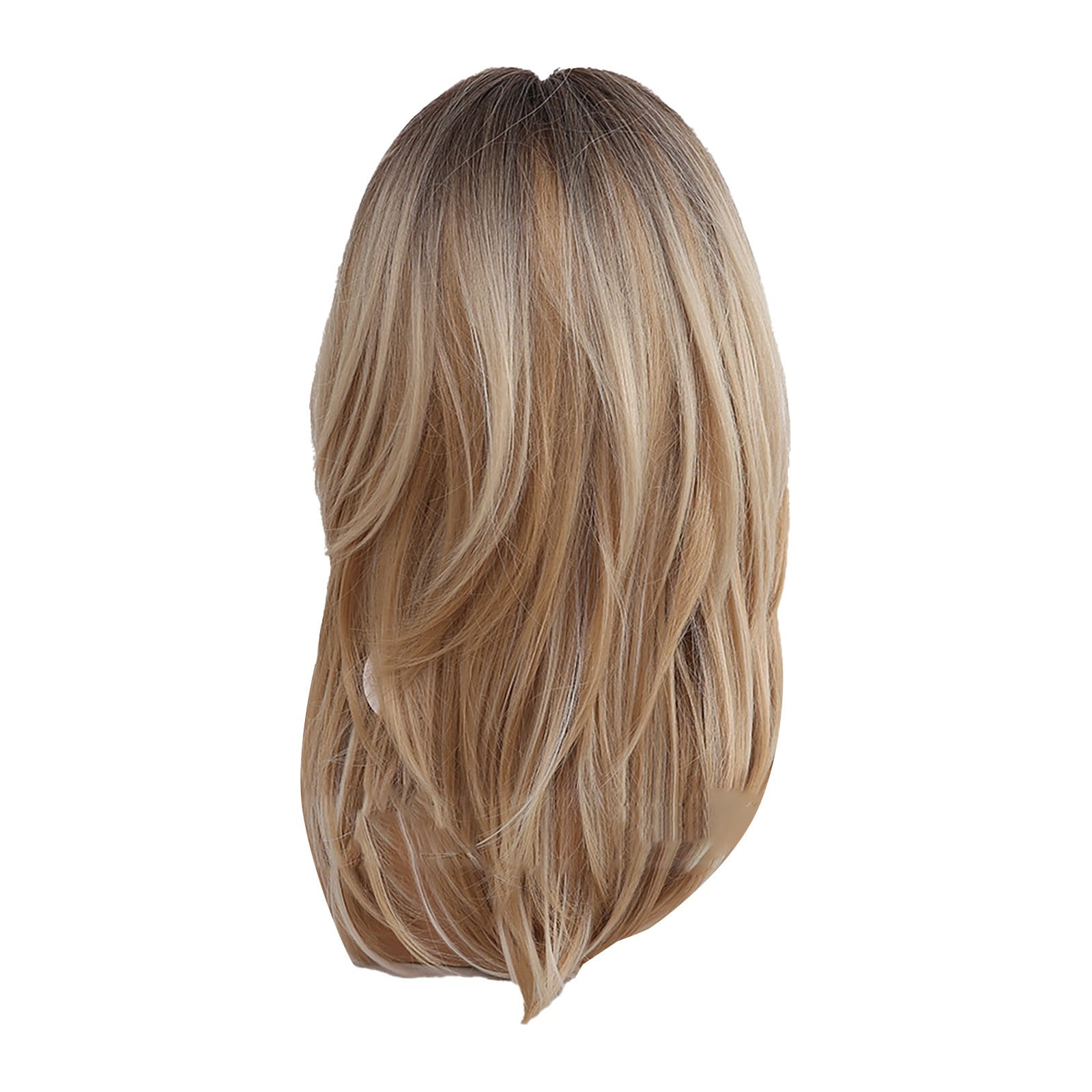 Weyolog Wigs Gradient Gold Eight Character High Temperature Silk Rose ...