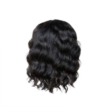 Lace Front Wig Human Hair Awwp Gray 1X Wig Headband Wig Human Hair Short Curly Wig Women's Full ...
