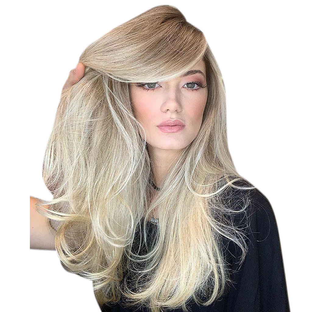 Weyolog Wigs Wig Sexy Natural Full Synthetic Colors Long Women Mix Hair ...