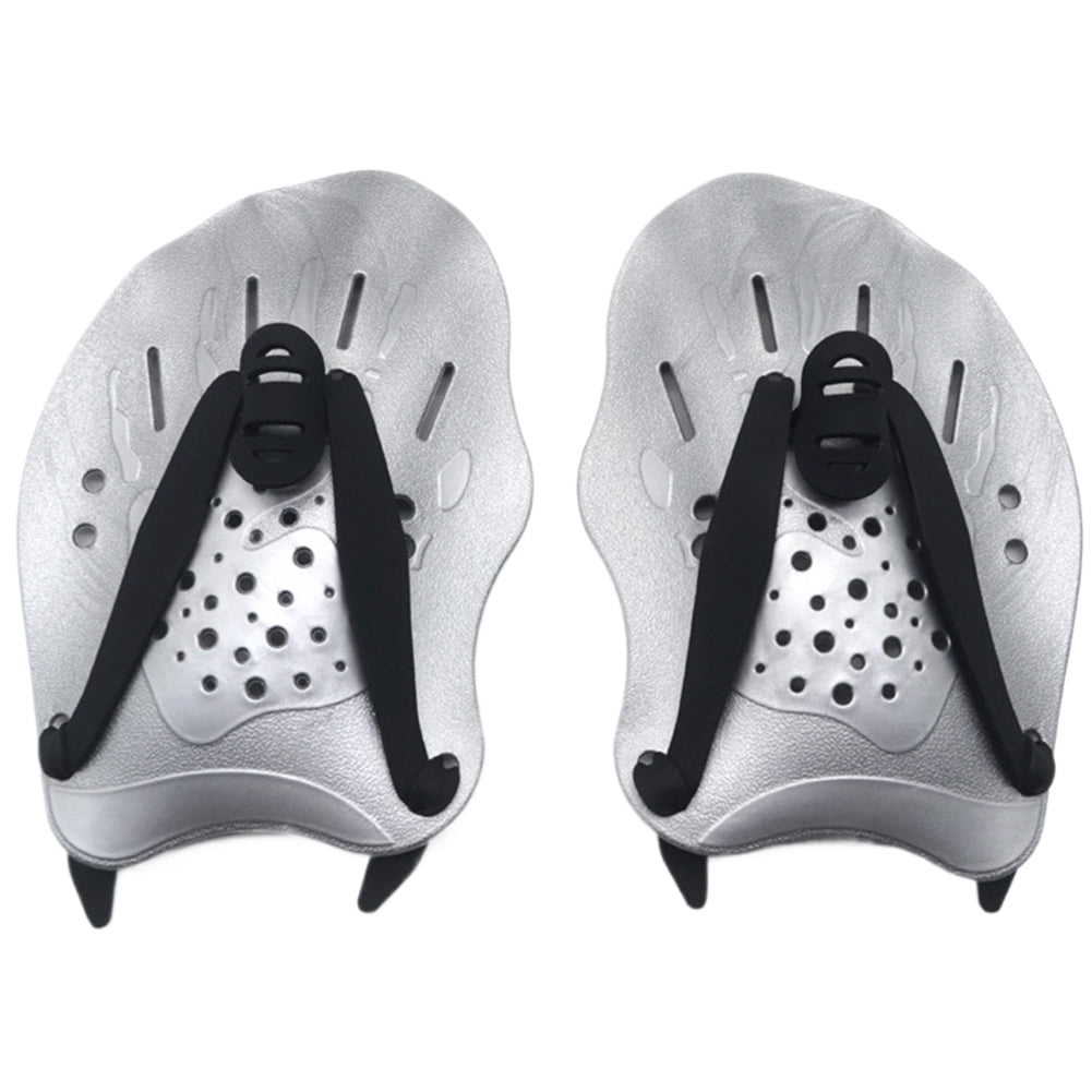 Wgeygst 1 Pair Swimming Training Hand Paddles with Adjustable Straps ...