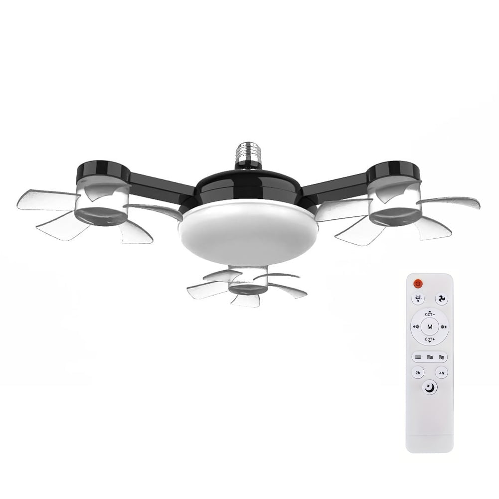 Wgeygst 2 In 1 Drone Fan with Dimming Led Light Remote Control Hanging ...