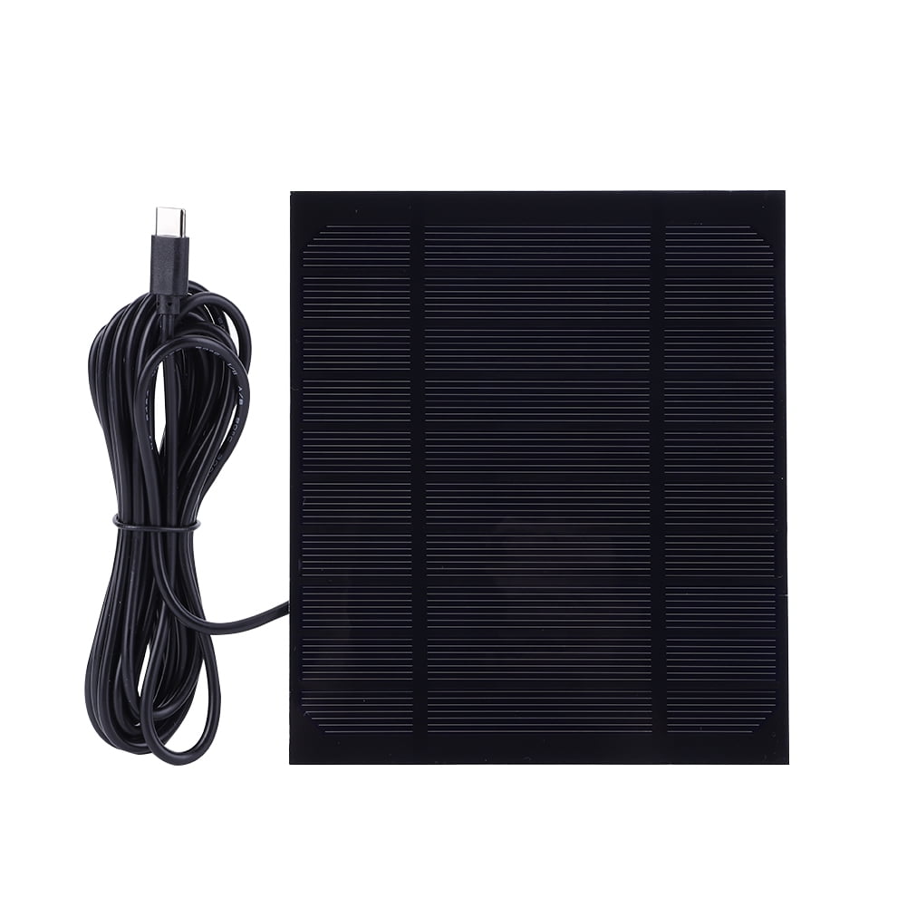 Wgeygst 3.5W 5V Solar Charging Panel Mini Solar Charger for Outdoor ...