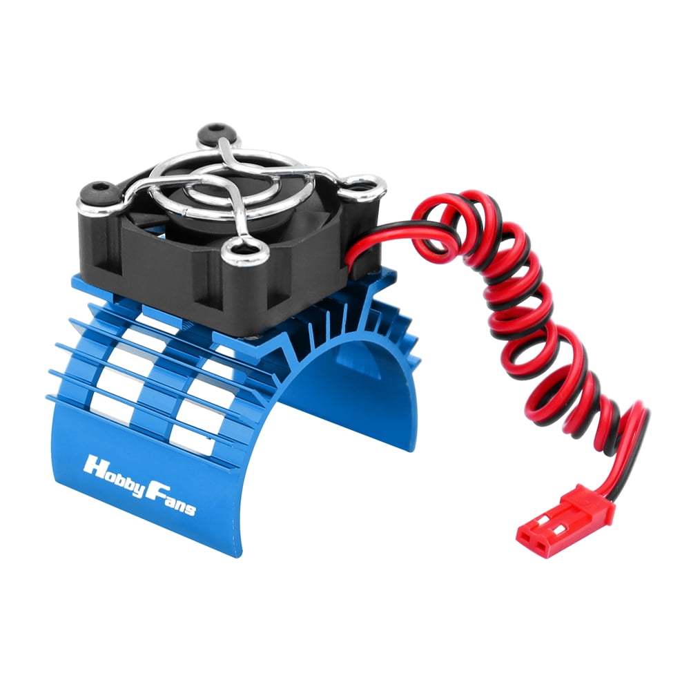 Wgeygst 5-6V Rc Motor Heatsink with Cooling Fans Motor Cooler Heatsink ...