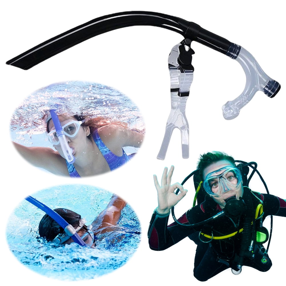 Wgeygst Center-mount Front Mouthpiece Silicone Swimming Front-breathing ...