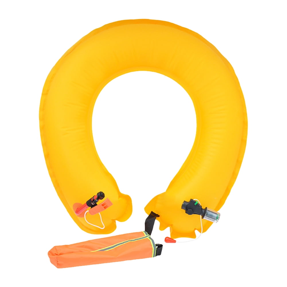 Wgeygst Inflatable Life Jacket Adult Round Buoys for Kayaking Swimming ...