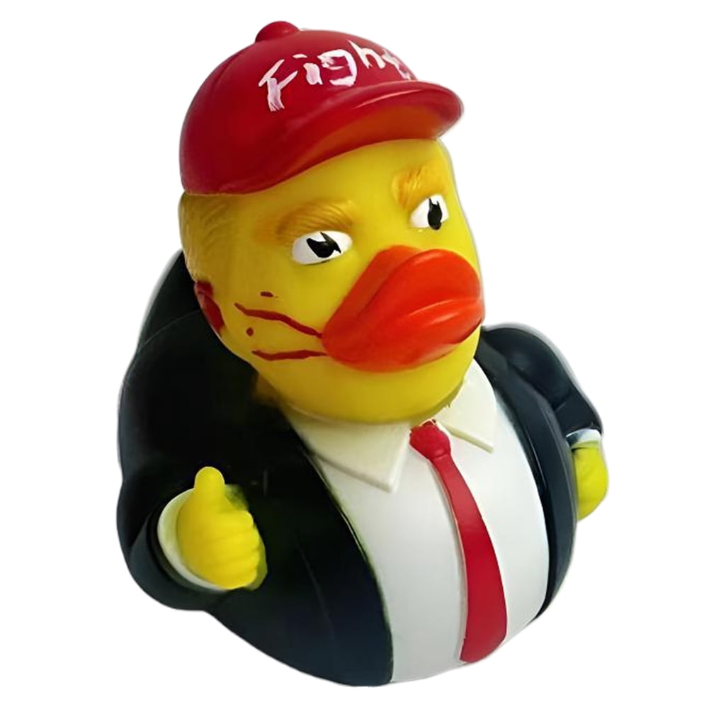 Wgeygst Novelty Trump Rubber Duck Baby Bath Rubber Duckies Funny Duck ...