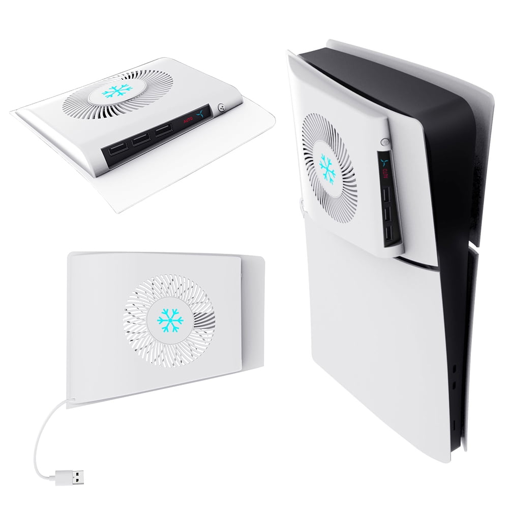 Wgeygst For Ps5 Slim Console Cooling Fan Side-mounted Cooling Fan with ...