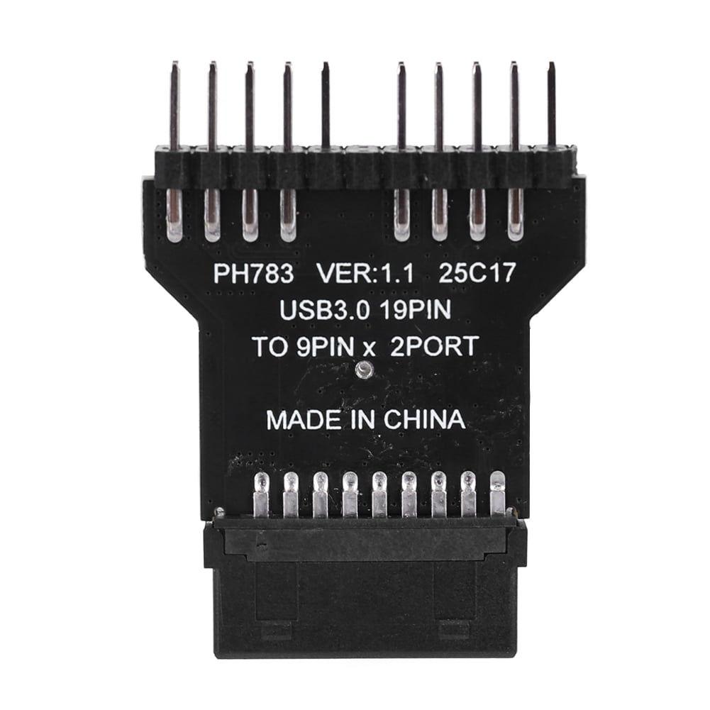 Wgeygst Usb 3.0 19PIN To Usb 2.0 9PIN Header Splitter Adapter 1 To 2 ...