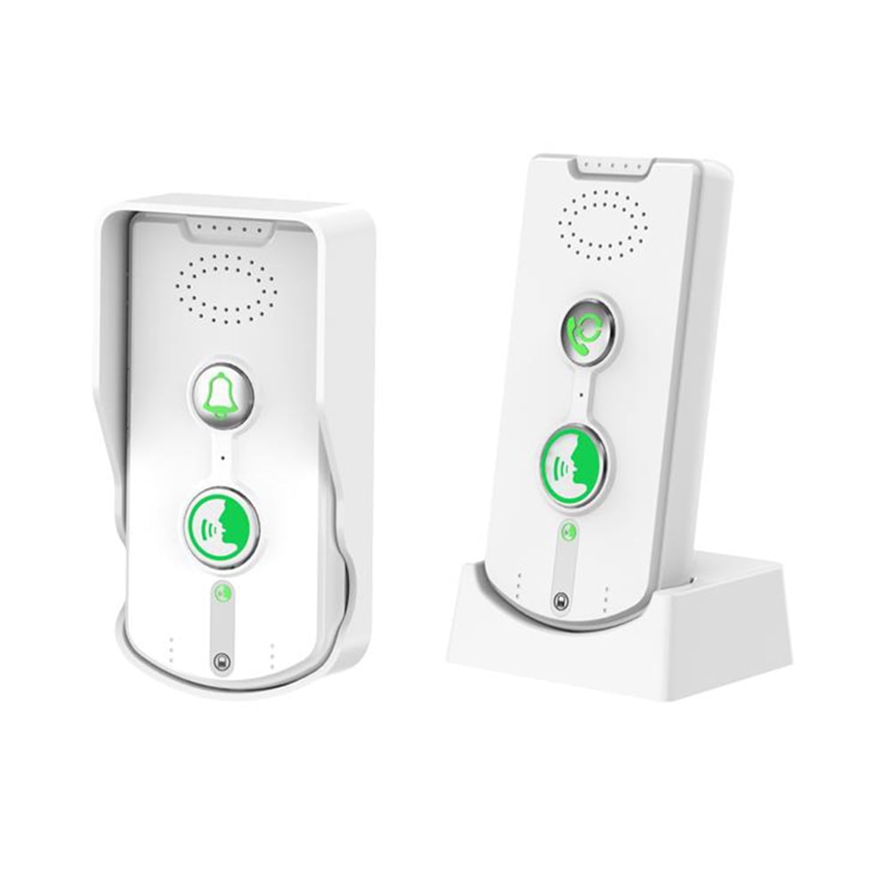 Wgeygst Wireless Intercom Doorbell 2 Way Voice Intercom Door Bell for ...