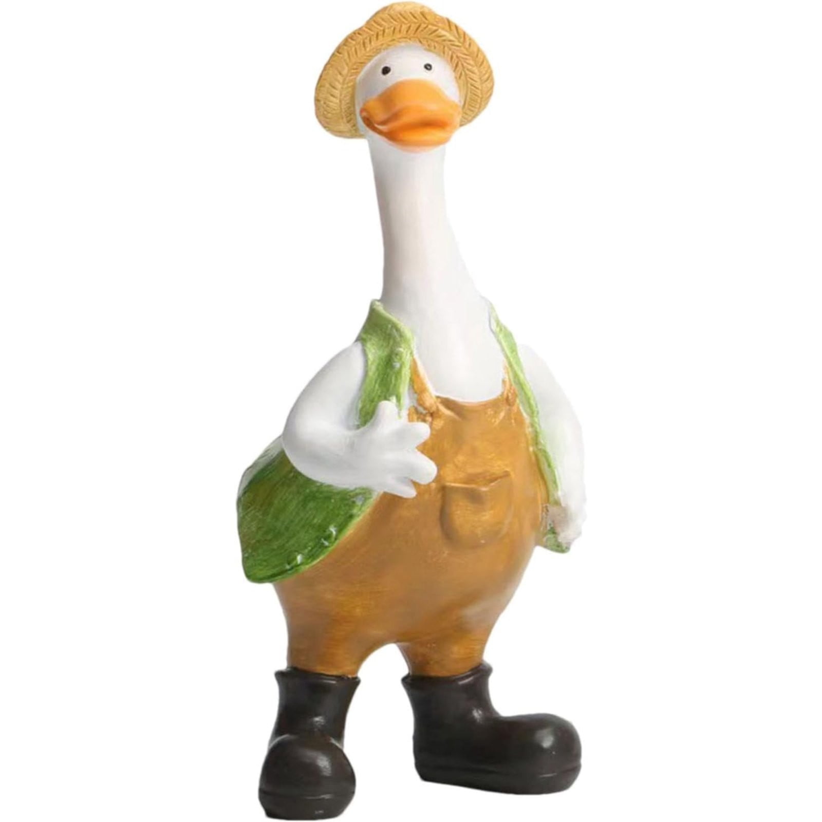 Wgmhea Engagement Decorations Animal Duck Garden Figurines Resin Couple ...