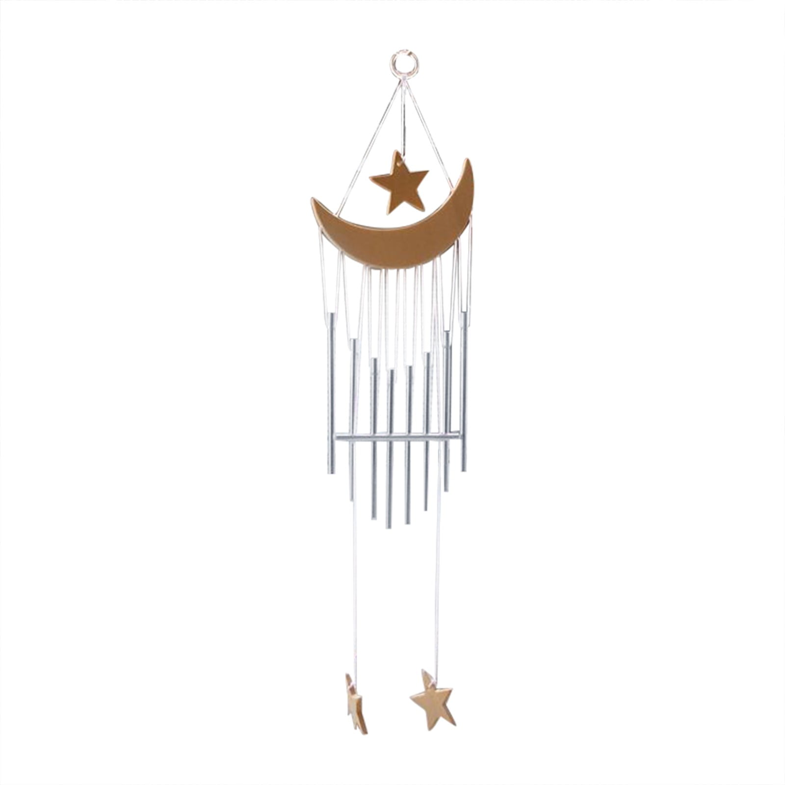 Wgmhea Gardening Gifts For Women Moon & Star Series Wind Chimes, Wooden ...