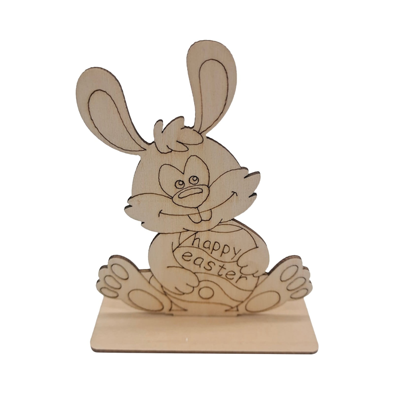 Wgmhea Girls Bedroom Decor Easter Wooden Bunny Cutouts, Unfinished ...