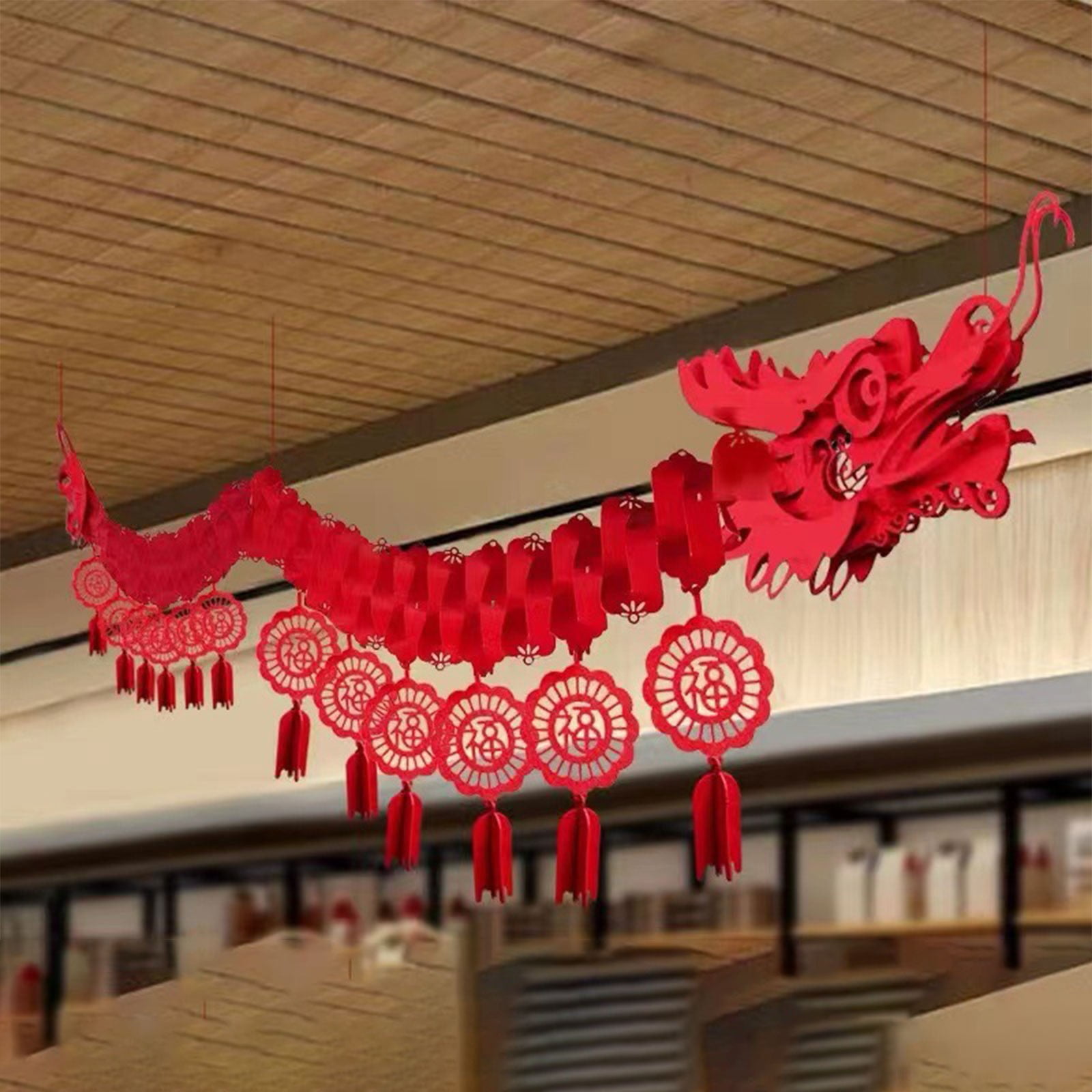 Wgmhea Rustic Home Decor Chinese New Year Decorations 2025 Banner ...