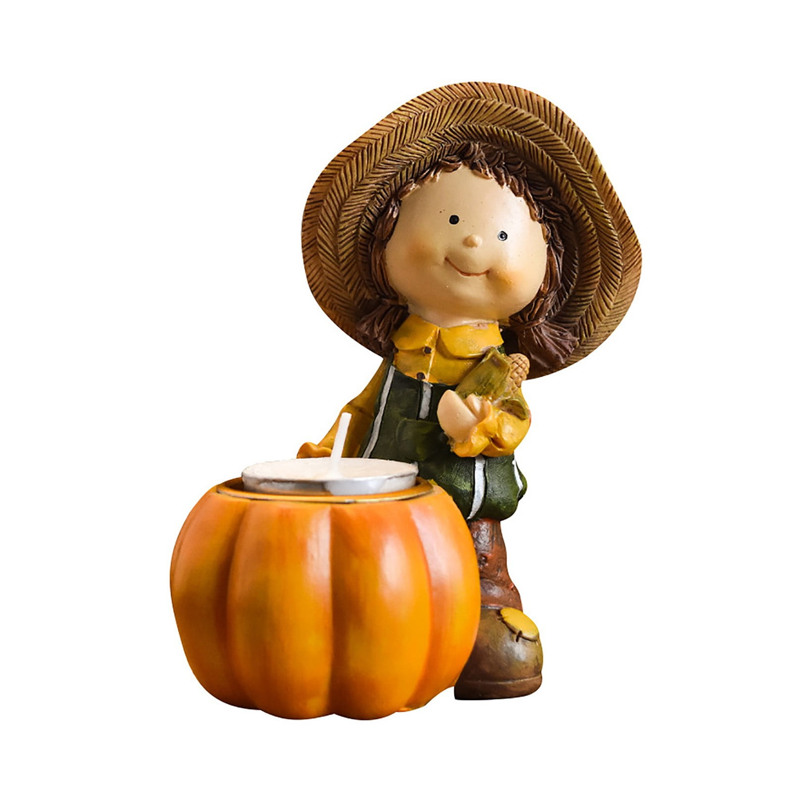 Wgmhea Spring Decorations for Home Strawman Statue, Cute Little Girl ...