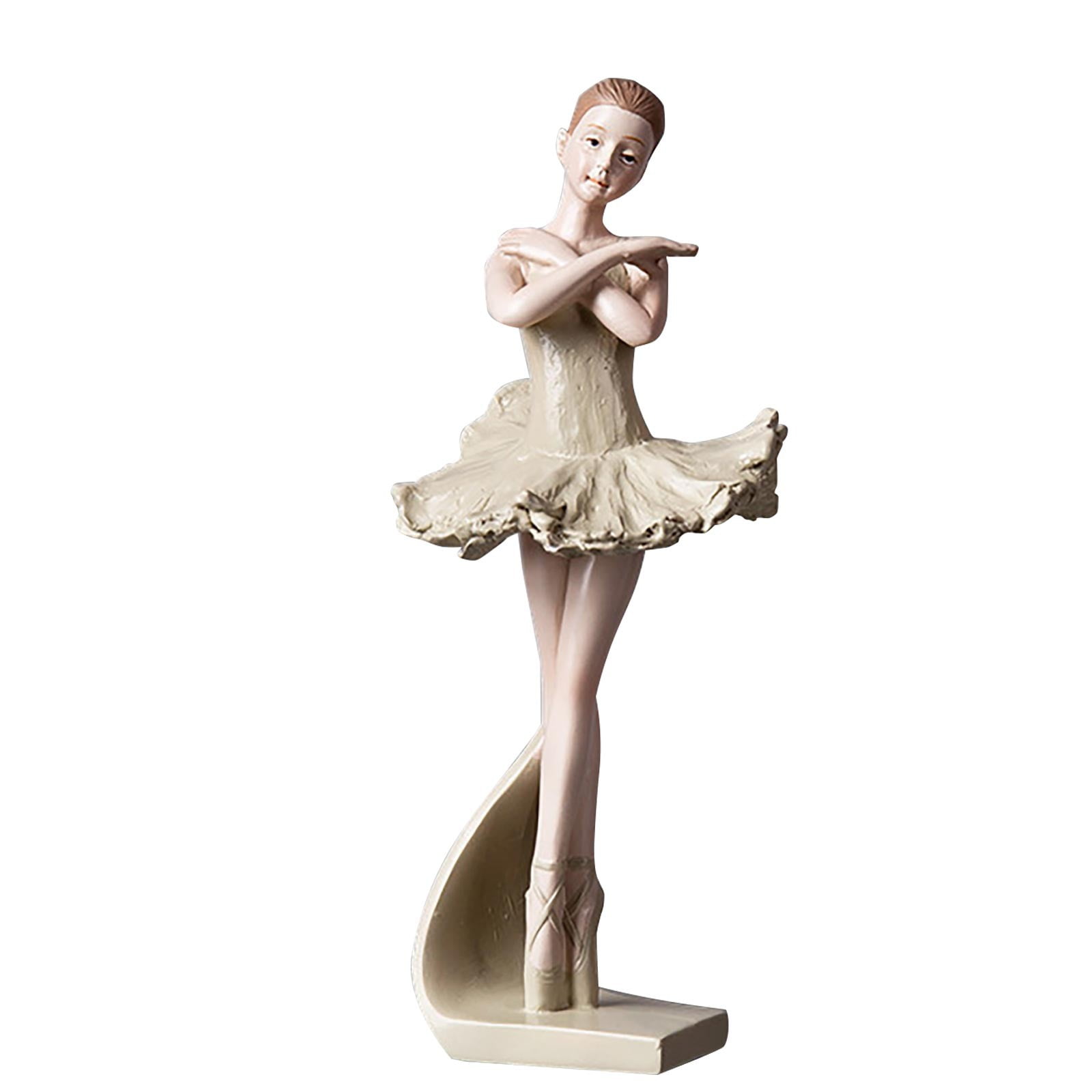 Wgmhea Vintage Decor Ballerina Girl Figurines, Ballet Dancer Statue ...