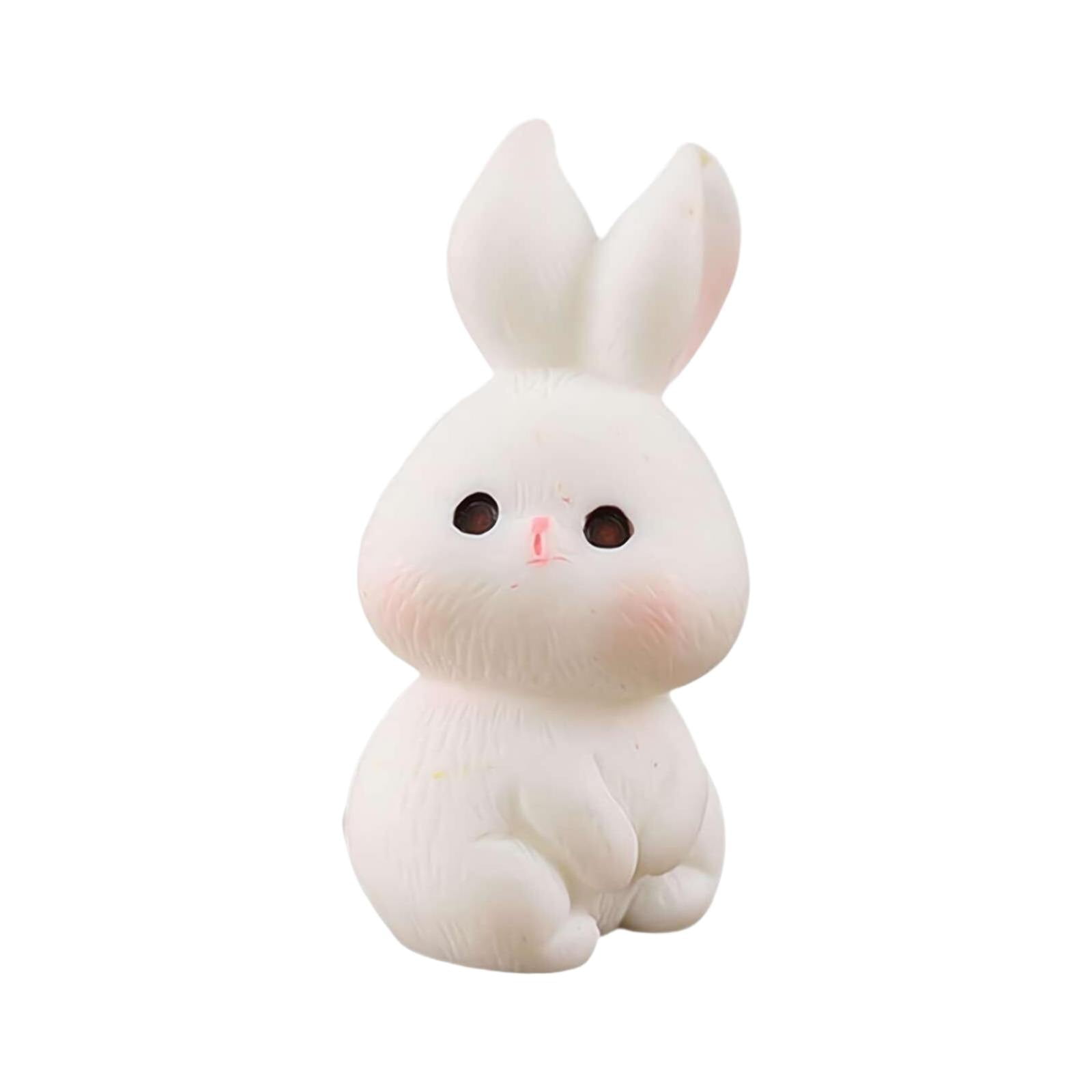Wgmhea Wedding Decorations Mini Rabbit Miniature Resin Rabbit Fairy ...