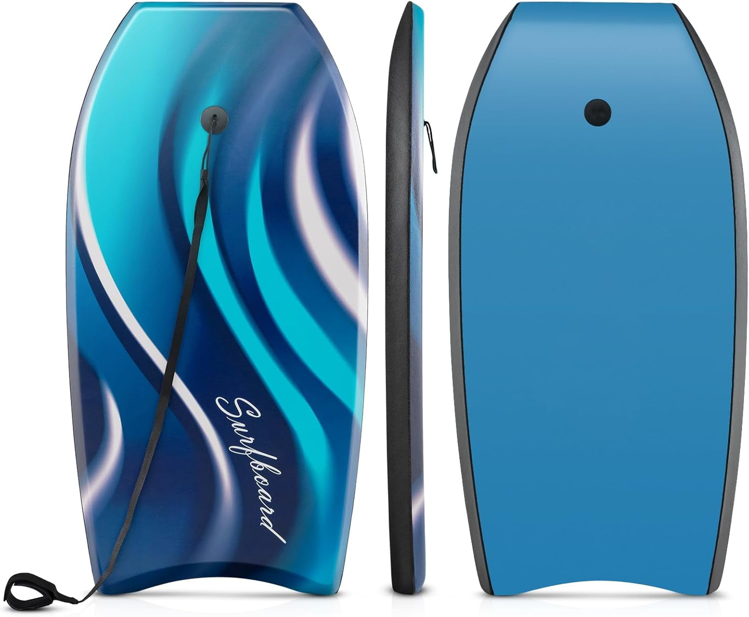 WgoodW Boogie Boards for Beach, 33'' Lightweight Body Board with EPS ...
