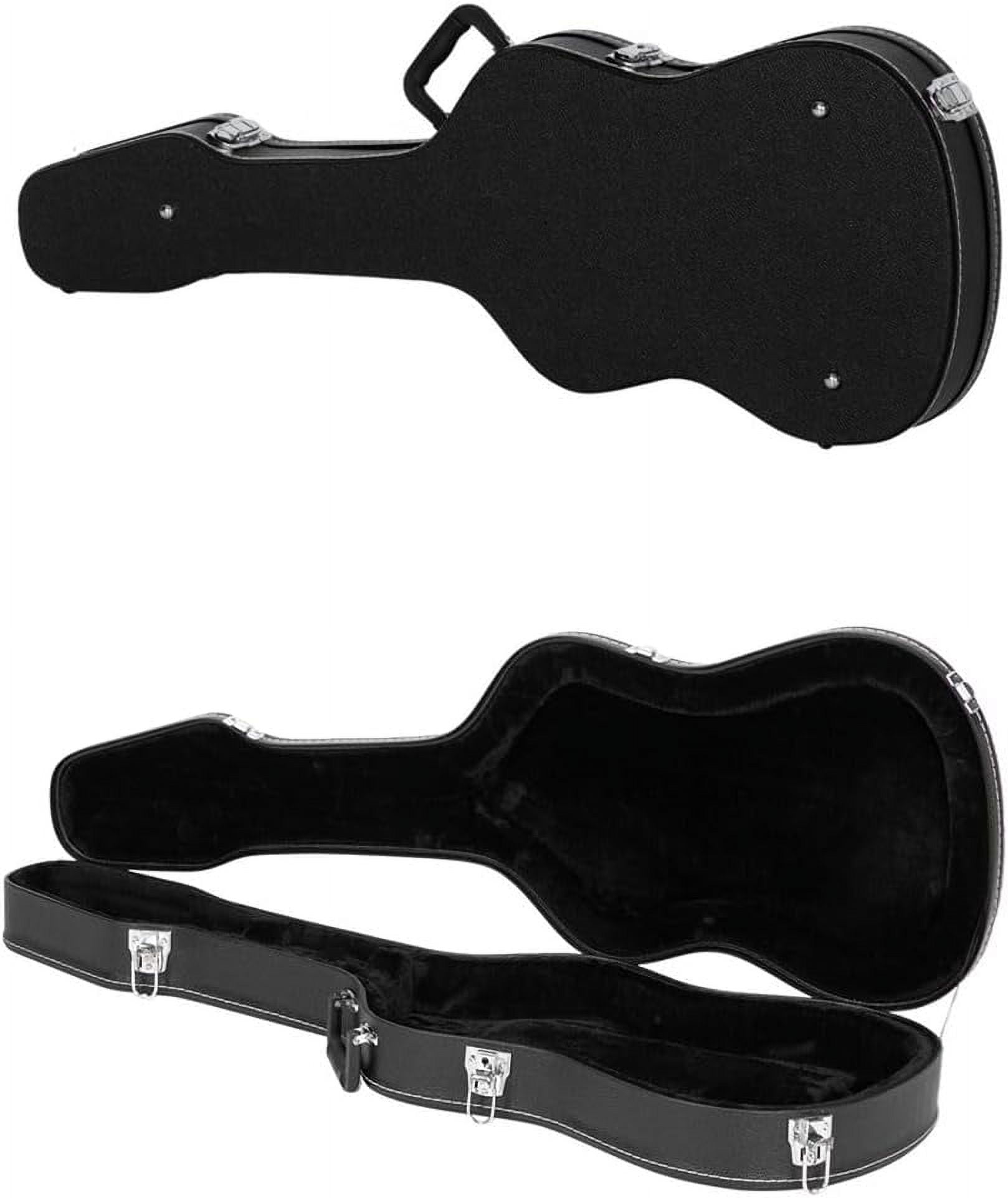 WgoodW Electric Guitar Hard Case, Wooden Hard-Shell Protective Carrying ...