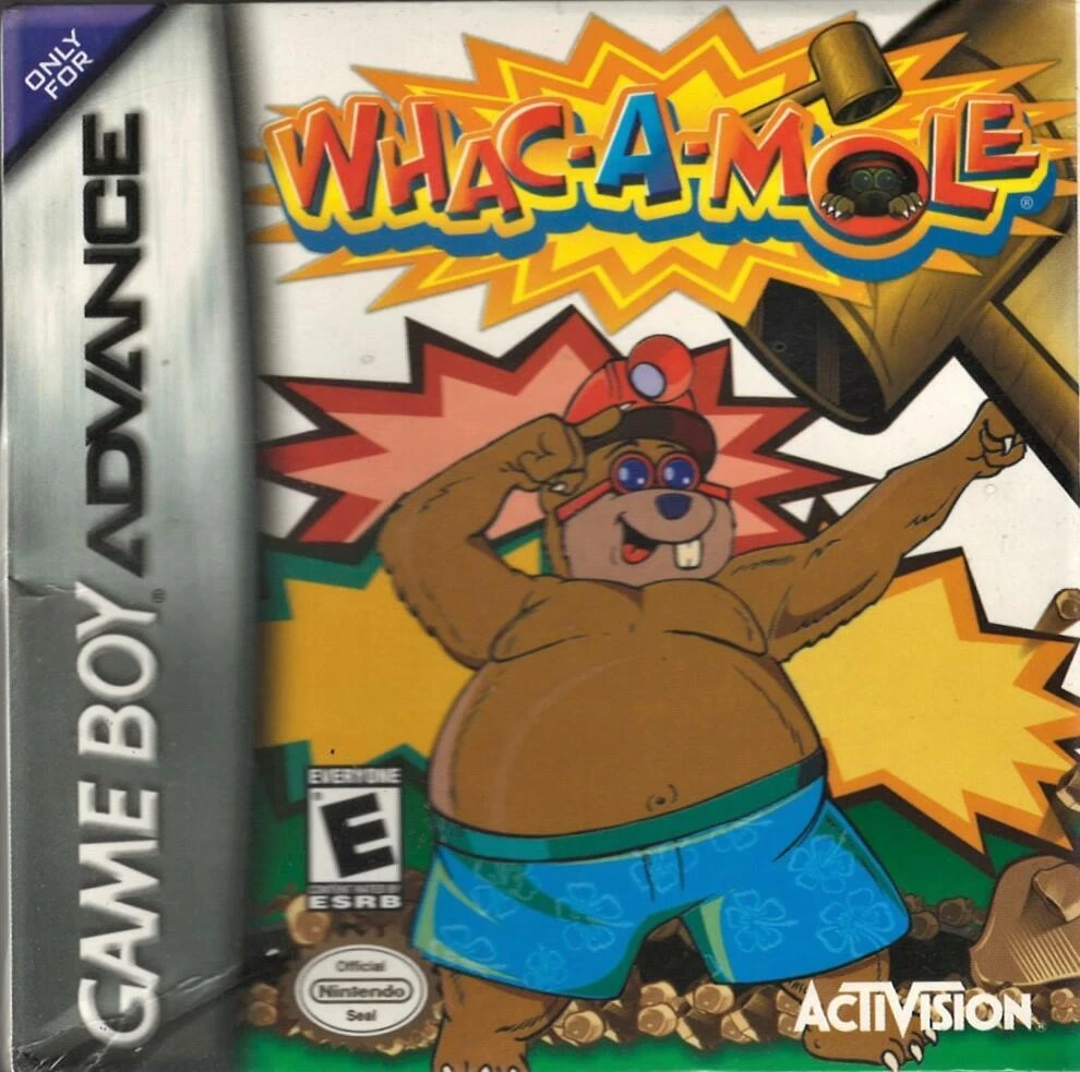 Whac A Mole Gba [Brand New Factory Sealed Us Version] Game Boy Advance ...