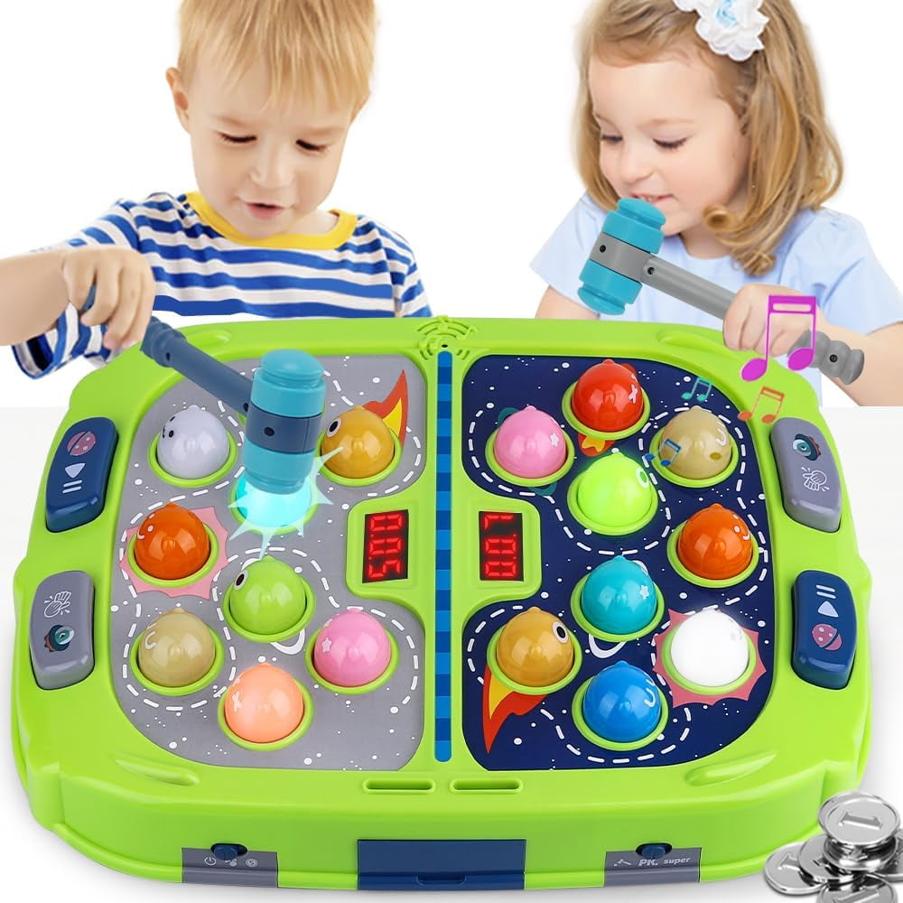 Whack Mole Game for Toddlers, Toys for 3-12 Year Old Boys and Girls ...