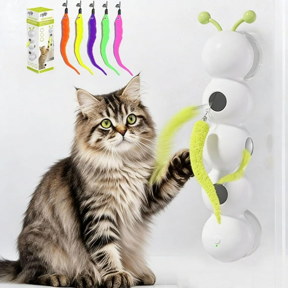 Whack A Worm Cat Toy, 2026 Smart Sensor Cat Toy, Simulation of ...