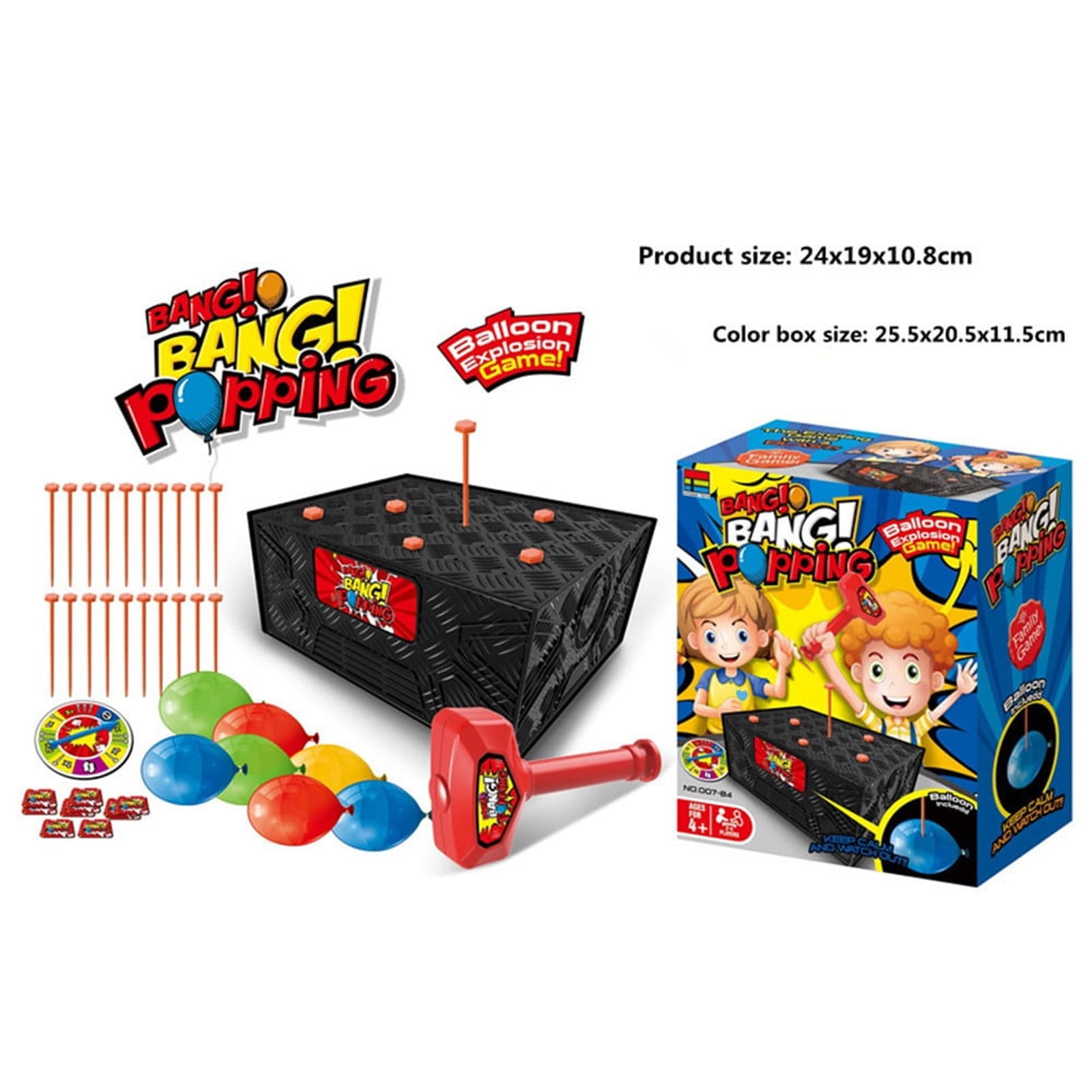 Whack a Balloon Game - Blast Box Balloon Popping Board Game for Kids ...