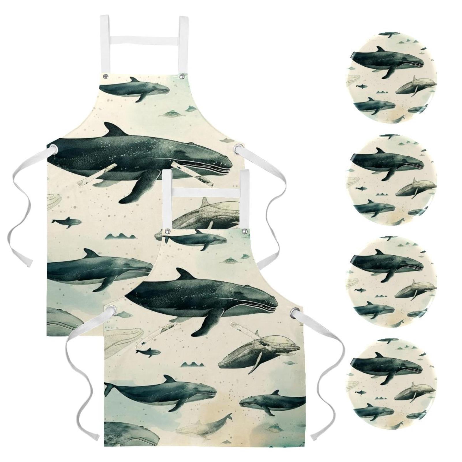 Whale 2 Pack Waterproof Pins with Pockets and Badges - Button Art ...