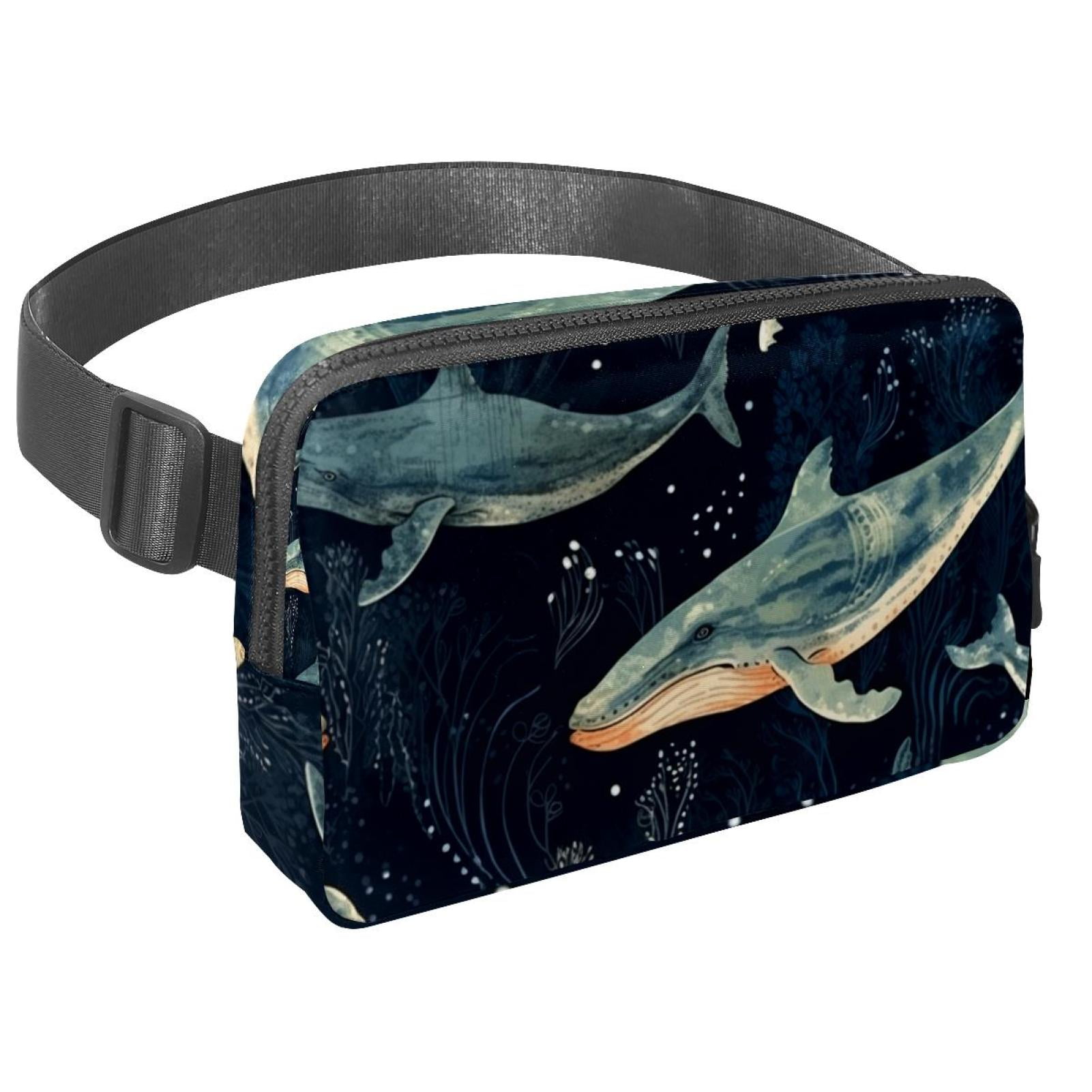 Whale Adjustable Lightweight Fanny Pack with Extension Strap - Unisex ...