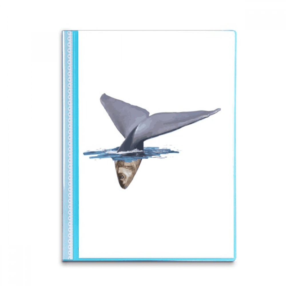 Whale Caudal Fin Underwater Book Sheet Protectors Portfolio Binder ...