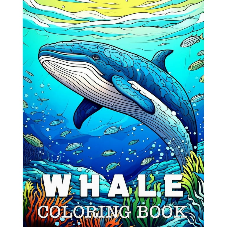 humpback whale.coloring book