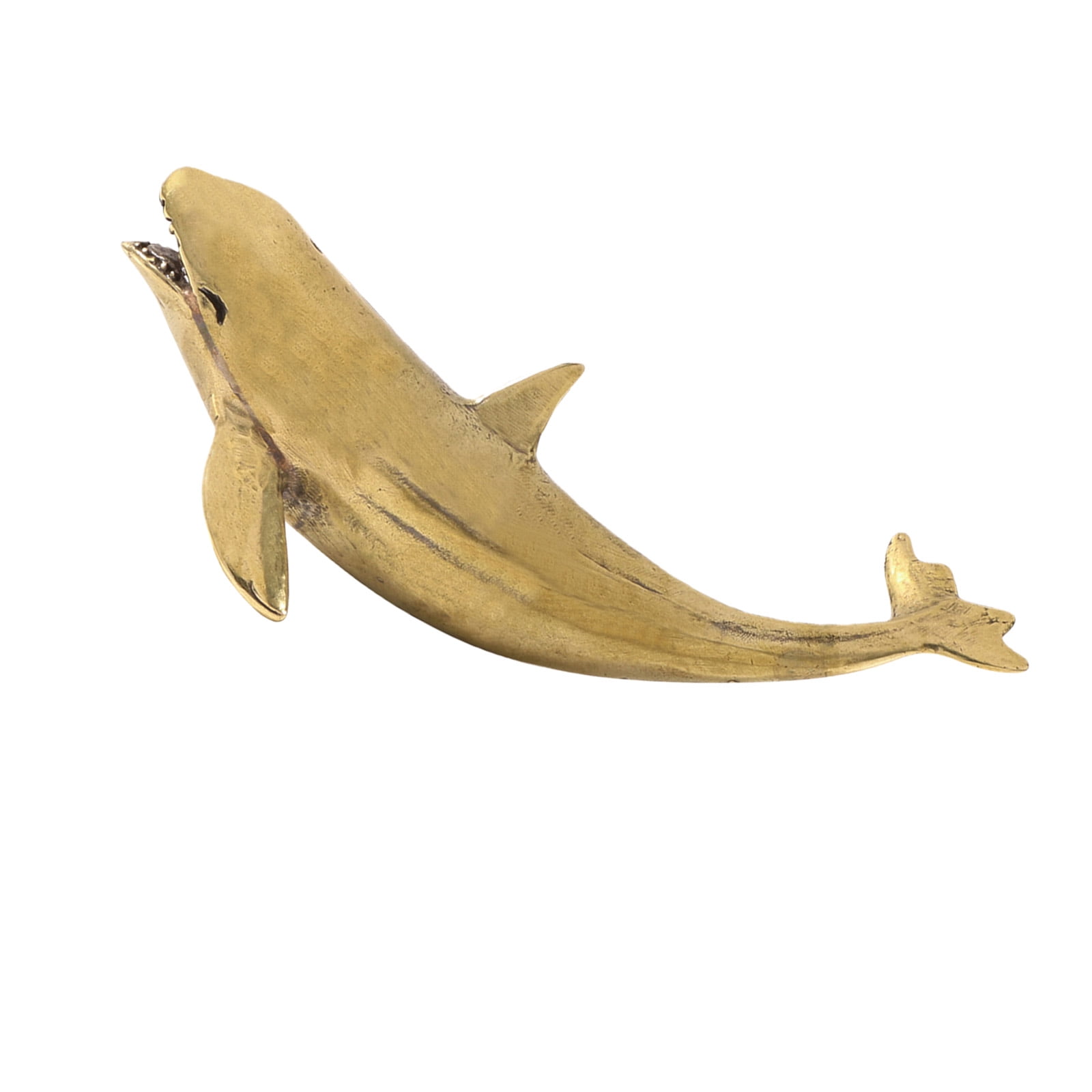 Whale Decors Figurines Brass Sea Statue Whale Decorative Objects for ...