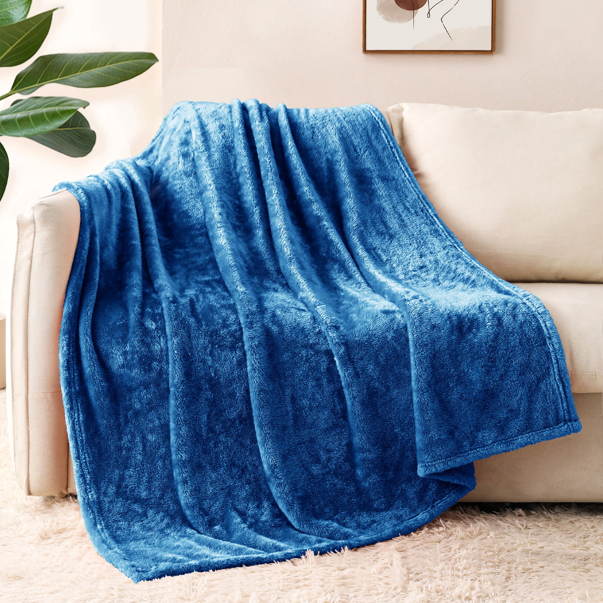Whale Flotilla Extra Large Fleece Throw Blanket 50x70 Inch, Super Plush ...