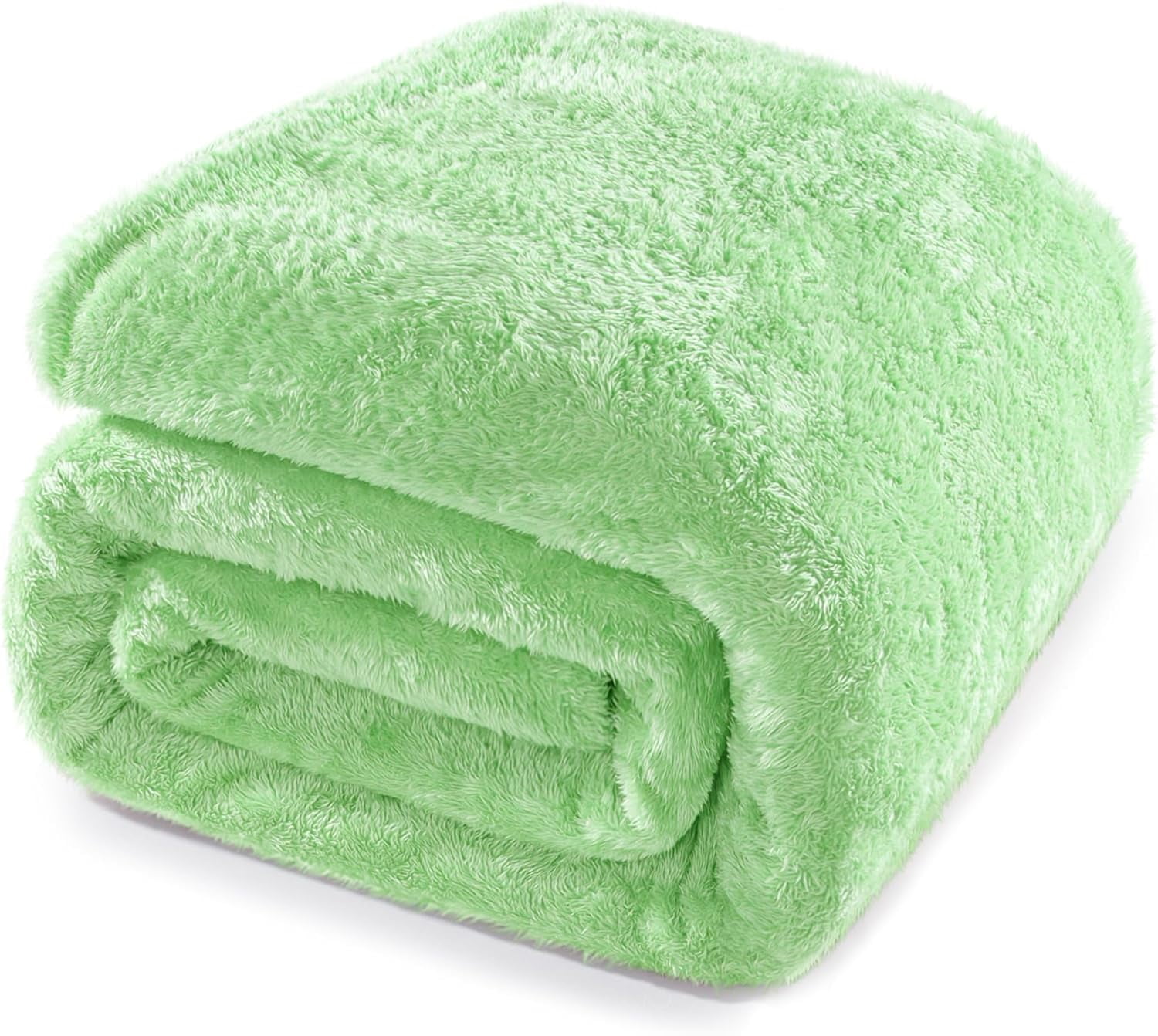 Whale Flotilla Light Green King Size Blanket for Bed, 300GSM Soft Warm ...