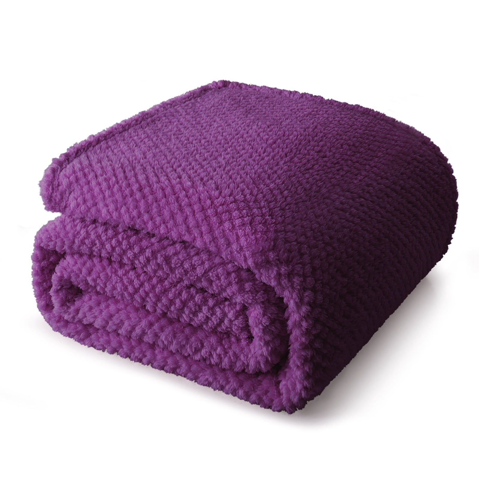 Whale Flotilla Fuzzy Fleece Blanket, 90x90 Queen Size, Warm Soft ...
