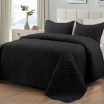 Whale Flotilla Quilt Set Queen Size Soft Microfiber Lightweight