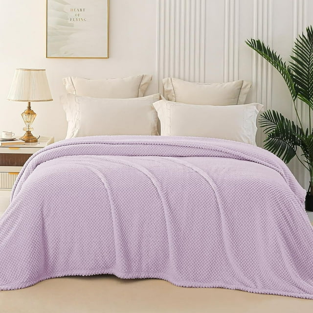 Whale Flotilla Twin Size Fuzzy Fleece Blanket, Fluffy Warm Soft ...