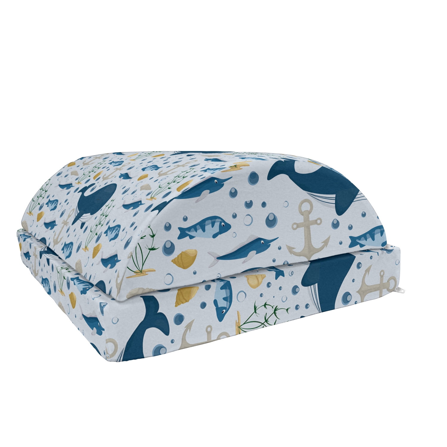 Whale Foot Rest, Big Size Mammal Fish in Oceans with Underwater Anchor ...